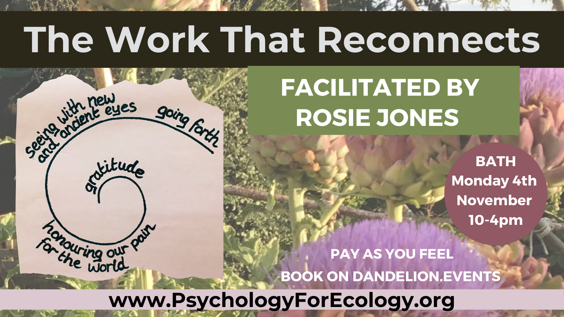 The Work That Reconnects | Psychology for Ecology